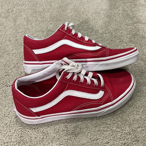 Vans | Shoes | Red Old Skool Vans Shoes | Poshmark